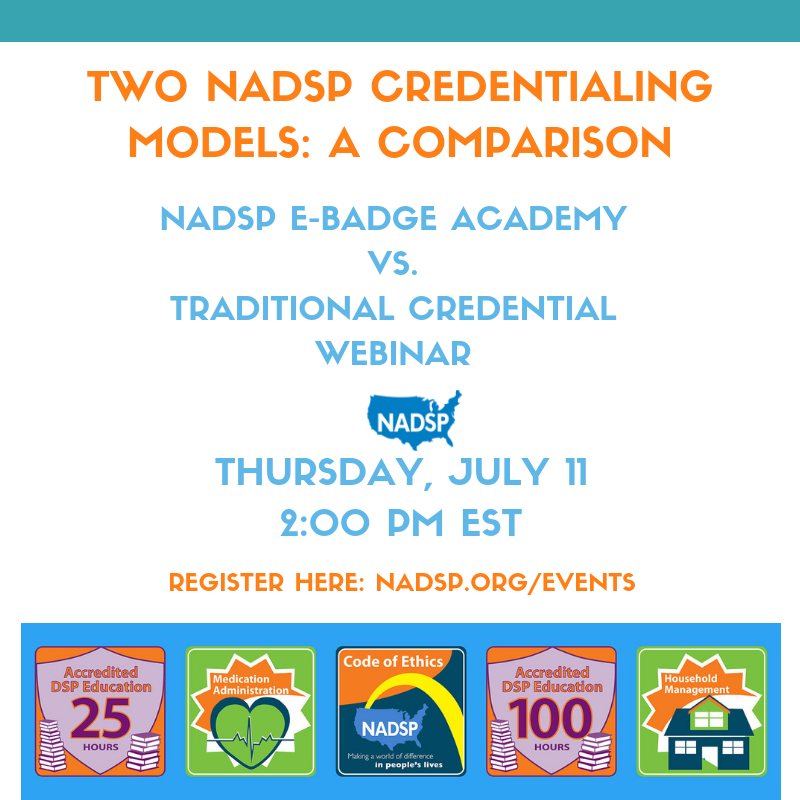 Two NADSP Credentialing Models: A Comparison - NADSP