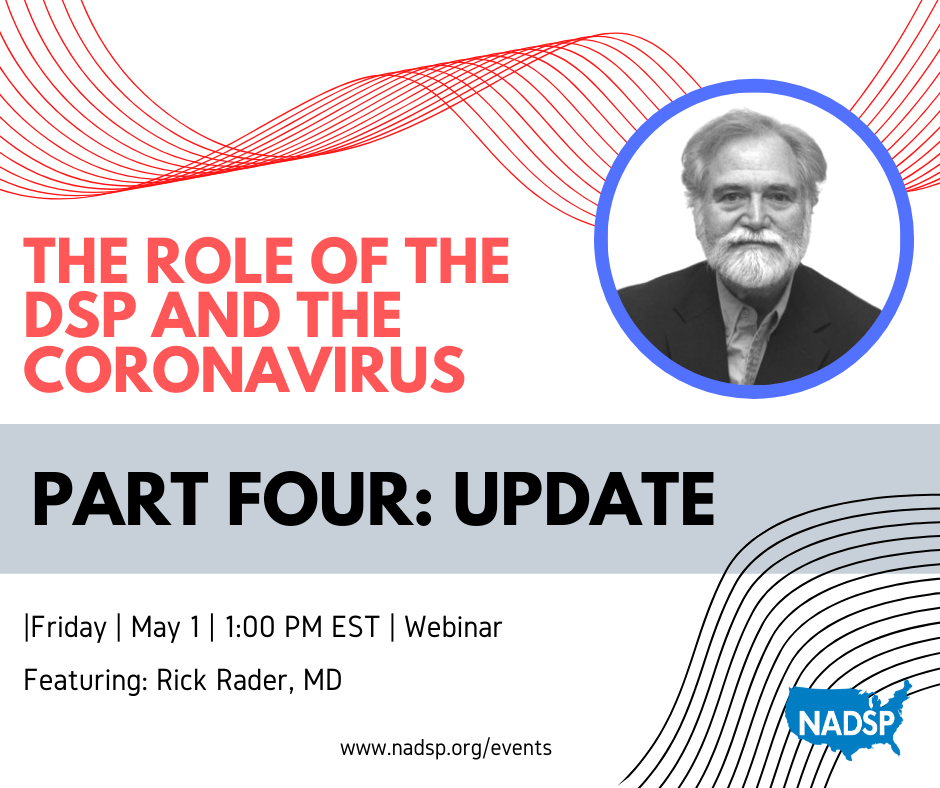 The Role of the DSP and the Coronavirus: Part Four with Dr. Rick Rader ...
